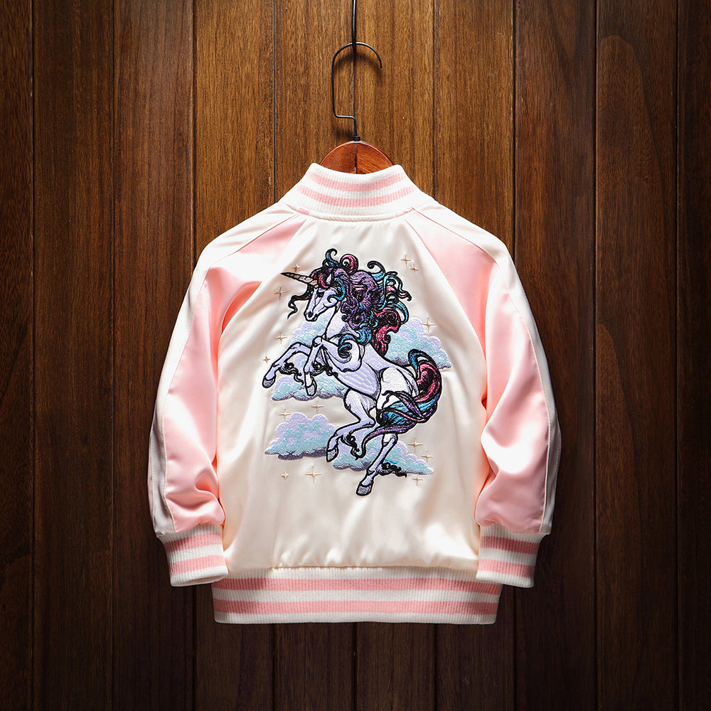 Rainbow Unicorn Souvenir Jacket for Kids – Koisea