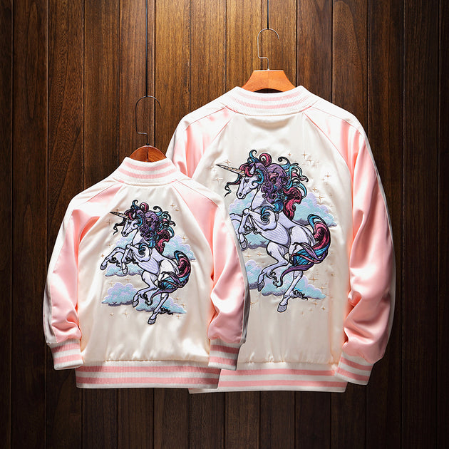 Japanese Style Sukajan Souvenir Jackets for Kids – Koisea